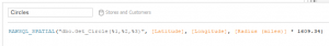 Draw circles with exact distance radius on maps in Tableau – VizPainter