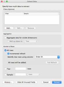 Periodic Snapshots with Tableau Incremental Refresh – VizPainter